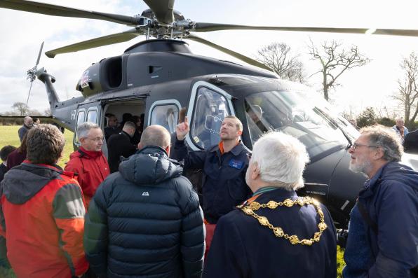 New helicopter visit boost for interest in engineering careers ...