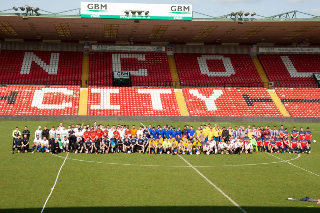 Footballers United in Tackling Cancer | Leonardo in the UK