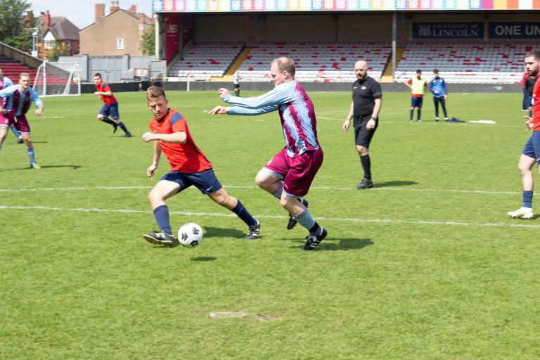 Footballers United in Tackling Cancer | Leonardo in the UK